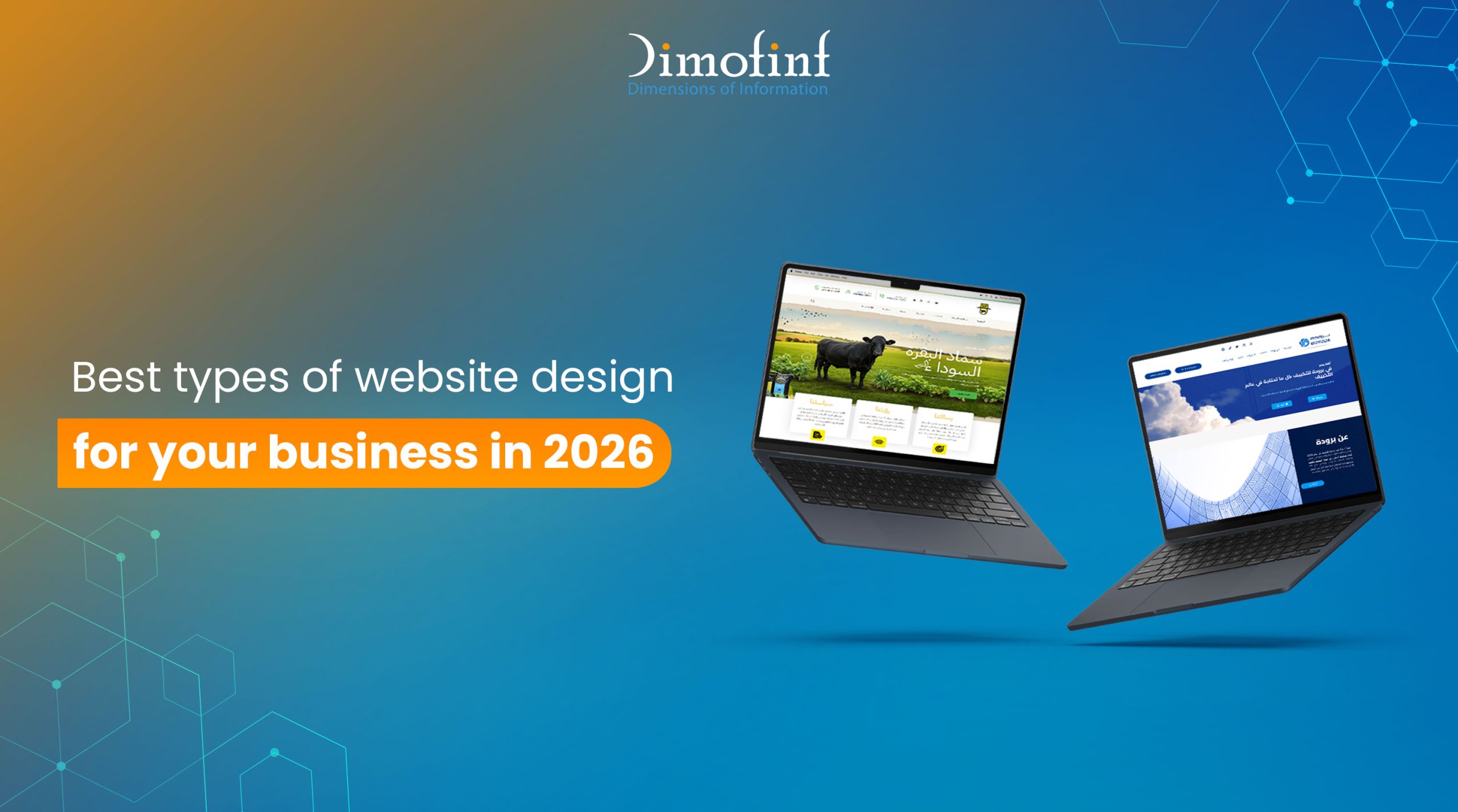 Best types of website design for your business in 2026 - مدونة ديموفنف